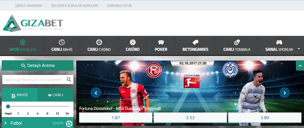 Gizabet Yeni Giriş Adresi ve Bonus Oranları